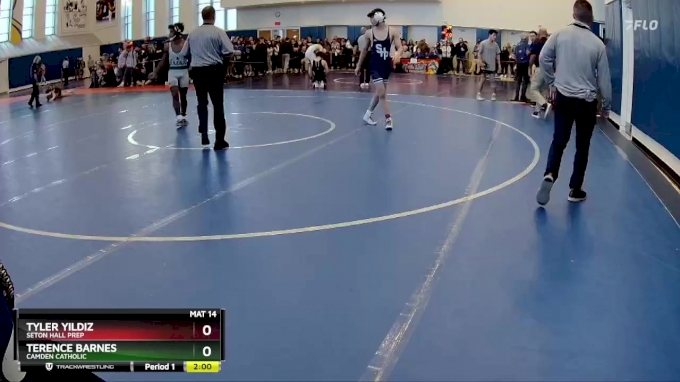 138 lbs Prelim - Terence Barnes, Camden Catholic vs Tyler Yildiz, Seton ...
