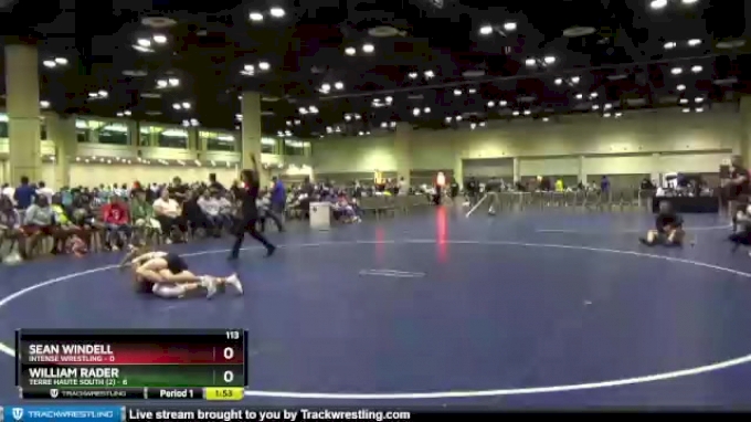 113 lbs Placement (16 Team) - William Rader, Terre Haute South (2) vs ...