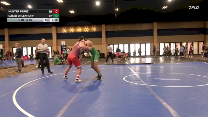 184 lbs C Of 16 #2 - Hunter Perez, Sacred Heart vs Caleb Uhlenhopp ...