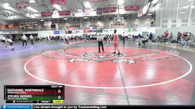 157 lbs Cons. Round 2 - Steven Skewes, William Penn (Iowa) vs Nathaniel ...
