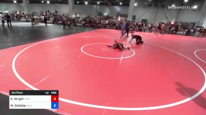 52 lbs 3rd Place - Karter Wright, Punisher Wrestling vs Marcelo Saldate ...
