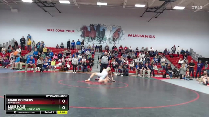 138 lbs 1st Place Match - Luke Hale, North Pontotoc High School vs Mark ...