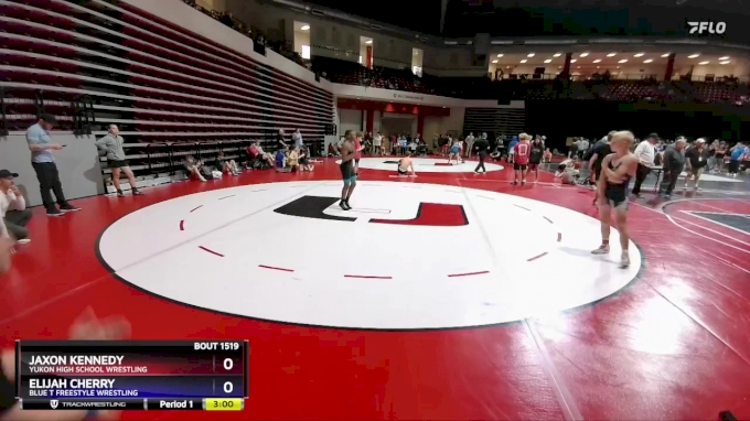 120 lbs Round 2 - Elijah Cherry, Blue T Freestyle Wrestling vs Jaxon ...