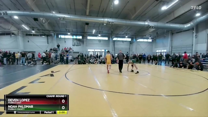 126 lbs Champ. Round 1 - Noah Palomar, Pueblo County vs Deven Lopez ...