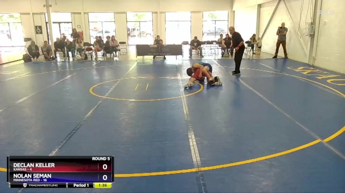 110 lbs Round 5 (6 Team) - Declan Keller, Kansas vs Nolan Seman ...