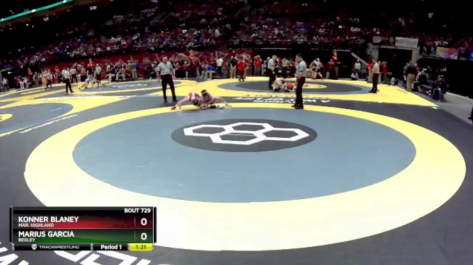 D2-106 lbs Quarterfinal - Marius Garcia, Bexley vs Konner Blaney, Mar ...