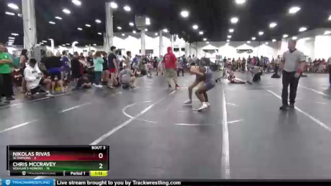 92 lbs Round 1 (8 Team) - Nikolas Rivas, Scorpions vs Chris McCravey ...