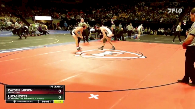 175 Class 2 lbs 1st Place Match - Cayden Larson, Chillicothe vs Lucas ...