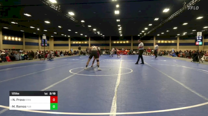 125 lbs Quarters - Nico Provo, Stanford vs Matt Ramos, Purdue