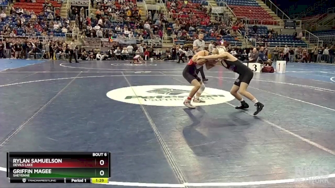 107 lbs Champ. Round 1 - Griffin Magee, Sheyenne vs Rylan Samuelson ...