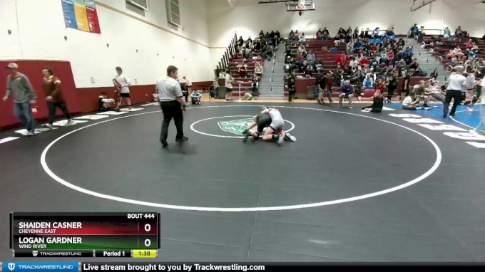 106 lbs Cons. Round 2 - Shaiden Casner, Cheyenne East vs Logan Gardner ...