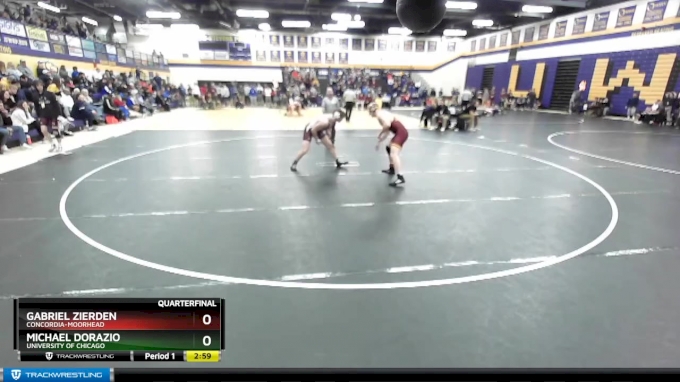 197 lbs Quarterfinal - Gabriel Zierden, Concordia-Moorhead vs Michael ...
