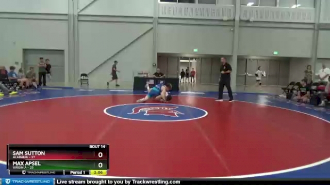 145 lbs Placement Matches (8 Team) - Sam Sutton, Alabama vs Max Apsel ...