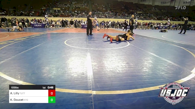 105 lbs Consi Of 8 #2 - Austin Lilly, Tuttle Elite Wrestling Club vs ...
