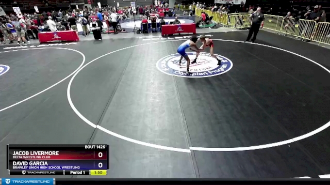 120 lbs Cons. Round 4 - Jacob Livermore, Delta Wrestling Club vs David ...