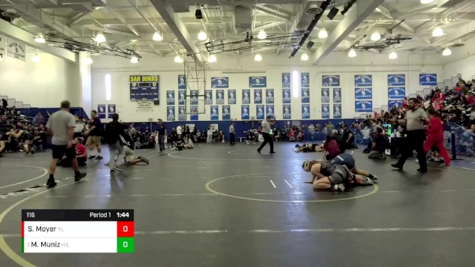116 lbs Champ. Round 2 - MacKenzie Muniz, Hillcrest vs Sienna Moyer ...