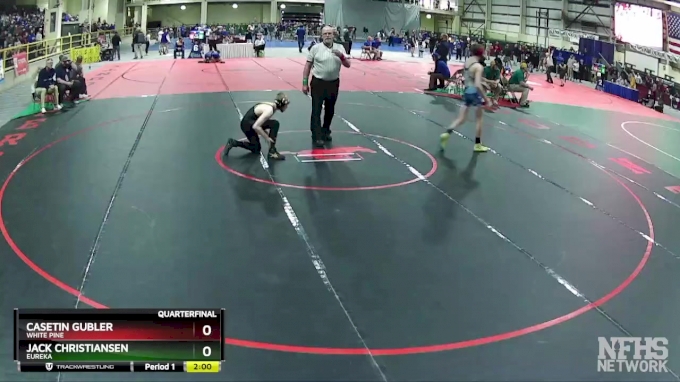 113 lbs Quarterfinal - Jack Christiansen, Eureka vs Casetin Gubler ...