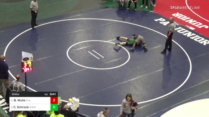 124 lbs Consi Of 32 #1 - Branden Wylie, Philadelphia vs Chad Schrock ...