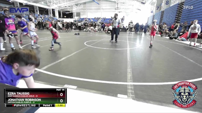 49 lbs Semis (4 Team) - Jonathan Robinson, Untouchables Purple vs Ezra ...