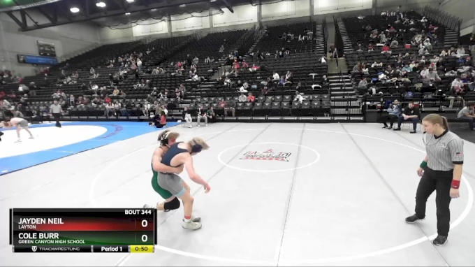 135 lbs Champ. Round 3 - Cole Burr, Green Canyon High School vs Jayden ...