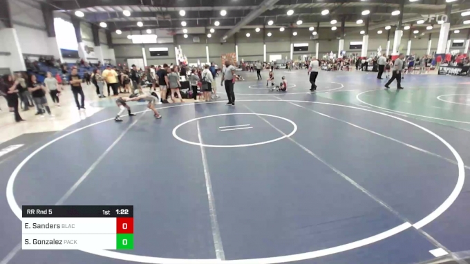 73 lbs Rr Rnd 5 - Elliott Sanders, BlackCat WC vs Sonny Gonzalez, Pack ...