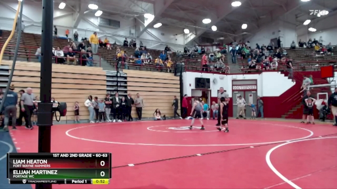 60-63 lbs Semifinal - Liam Heaton, Fort Wayne Hammers vs Elijah ...