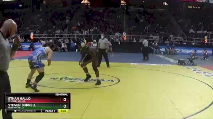 I-215 lbs Semifinal - Ethan Gallo, Minisink Valley vs Steven Burrell ...