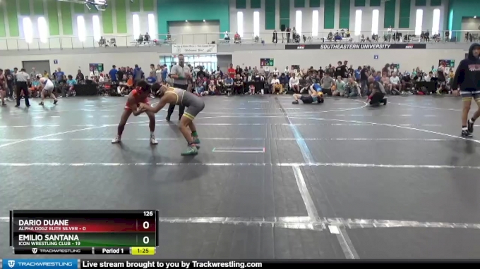 126 lbs Round 1 (4 Team) - Emilio Santana, Icon Wrestling Club vs Dario ...