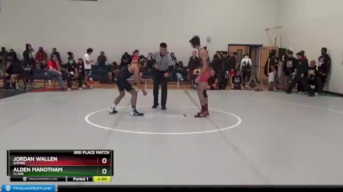 109 lbs 3rd Place Match - Jordan Wallen, Empire vs Alden Manotham, Clark