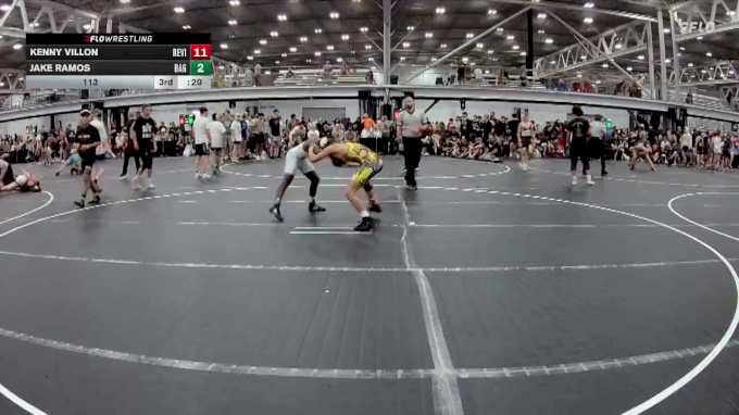 113 lbs Round 6 (8 Team) - Denzel Benton, Prime WC White vs Jaxon ...