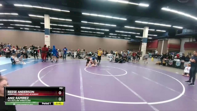 110 lbs Round 4 - Aniz Ramirez, 512 Outlaw Wrestling vs Reese Anderson ...