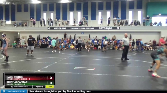 88 lbs Round 6 (8 Team) - Riley Alcantar, Florida Punishers vs Cade ...