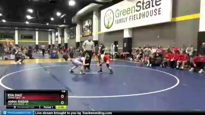 118 lbs Round 1 (6 Team) - Anna Ragar, Grit And Grace vs Eva Diaz ...