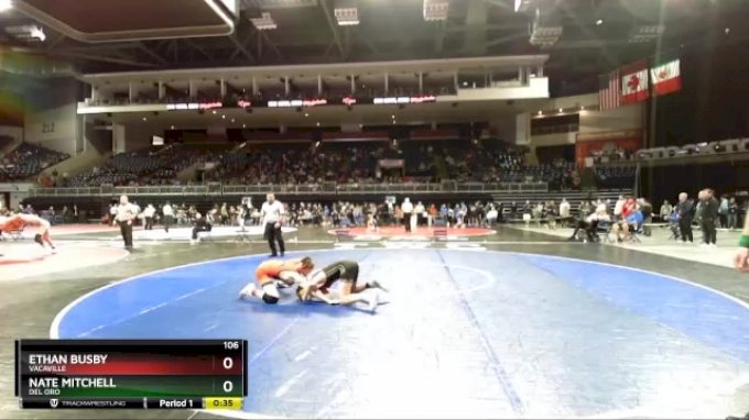 106 lbs 5th Place Match - Ethan Busby, Vacaville vs Nate Mitchell, Del Oro