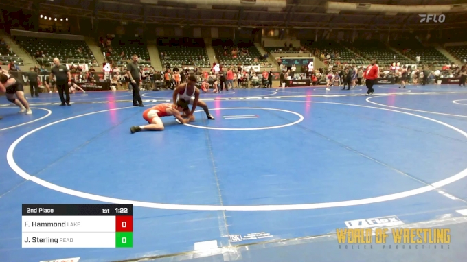 157 lbs 2nd Place - Fred Hammond, LakeVille Wrestling Club vs Jshawn ...