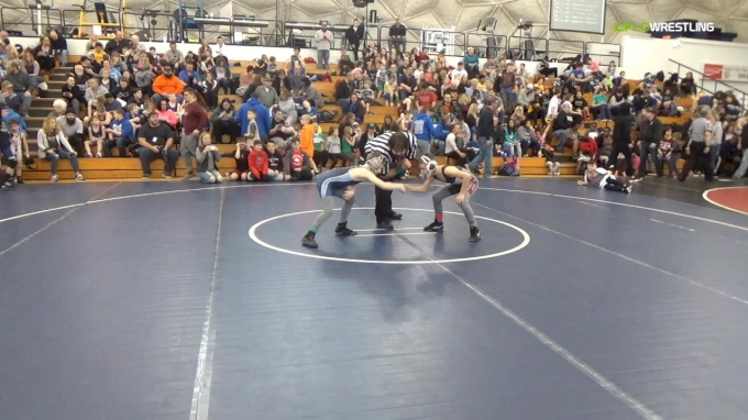 75 lbs Round Of 16 - Dylan Braithwaite, (West Allegheny) vs Kaden Mumaw ...