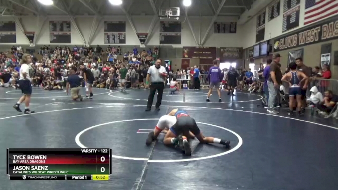 122 lbs Cons. Round 2 - Jason Saenz, Cataline`s WildCat Wrestling C vs ...