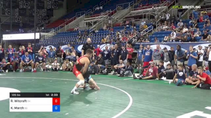 126 lbs Semifinal - Reece Witcraft, Oklahoma vs Kellyn March, South Dakota