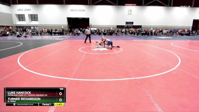 165 lbs Champ. Round 1 - Luke Hancock, Overland Park-St. Thomas Aquinas ...