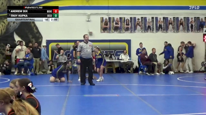 215 lbs Quarterfinal - Andrew Dix, Mount Vernon vs Troy Kupka, Benton ...