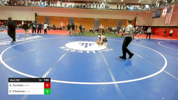 144 lbs Consi Of 32 #2 - Abraham Zaretsky, Paramus Catholic vs Daniel O ...