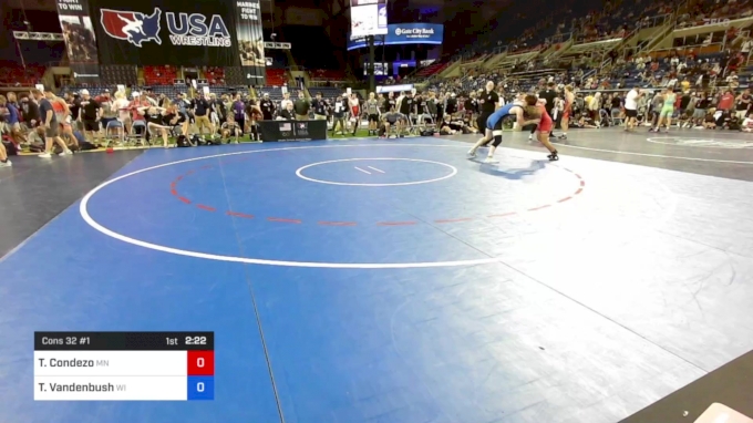 170 lbs Cons 32 #1 - Tate Condezo, Minnesota vs Toren Vandenbush, Wisconsin