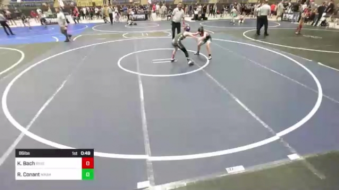 86 lbs Consi Of 4 - Kaden Bach, Ridge Wrestling vs Ridge Conant ...