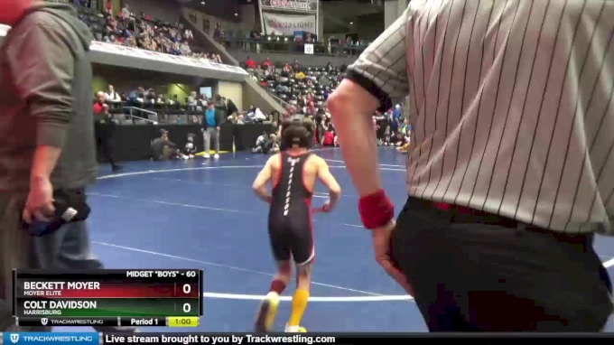 60 lbs Champ. Round 2 - Beckett Moyer, Moyer Elite vs Colt Davidson ...