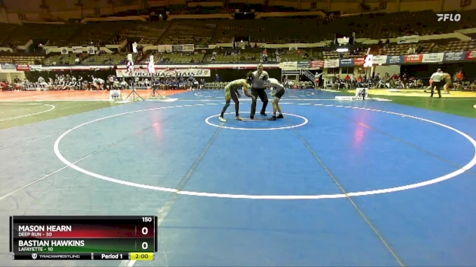 150 lbs Semis & Wb (16 Team) - Mason Hearn, Deep Run vs Bastian Hawkins ...
