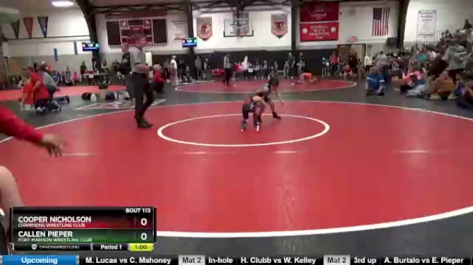 4 lbs Quarterfinal - Cooper Nicholson, Champions Wrestling Club vs ...