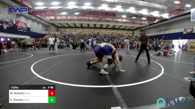 132 lbs Quarterfinal - Mason Schultz, Darko Valley Wolf Pack vs Clayton ...