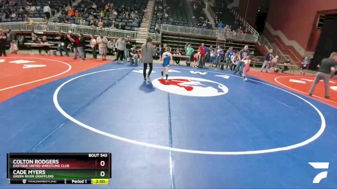 74 lbs Semifinal - Colton Rodgers, Eastside United Wrestling Club vs ...