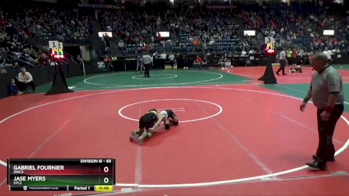 65 lbs Cons. Round 1 - Jase Myers, STC2 vs Gabriel Fournier, DWC3