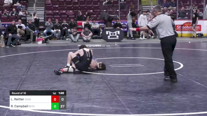 121 lbs Round Of 16 - Luke Reitter, Council Rock South vs Ryder ...
